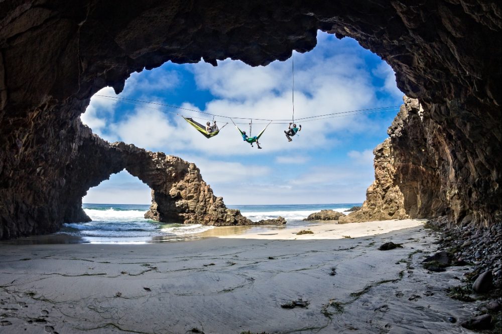 Practica rapel en el Arco de Popotla - Escapadas por México Desconocido